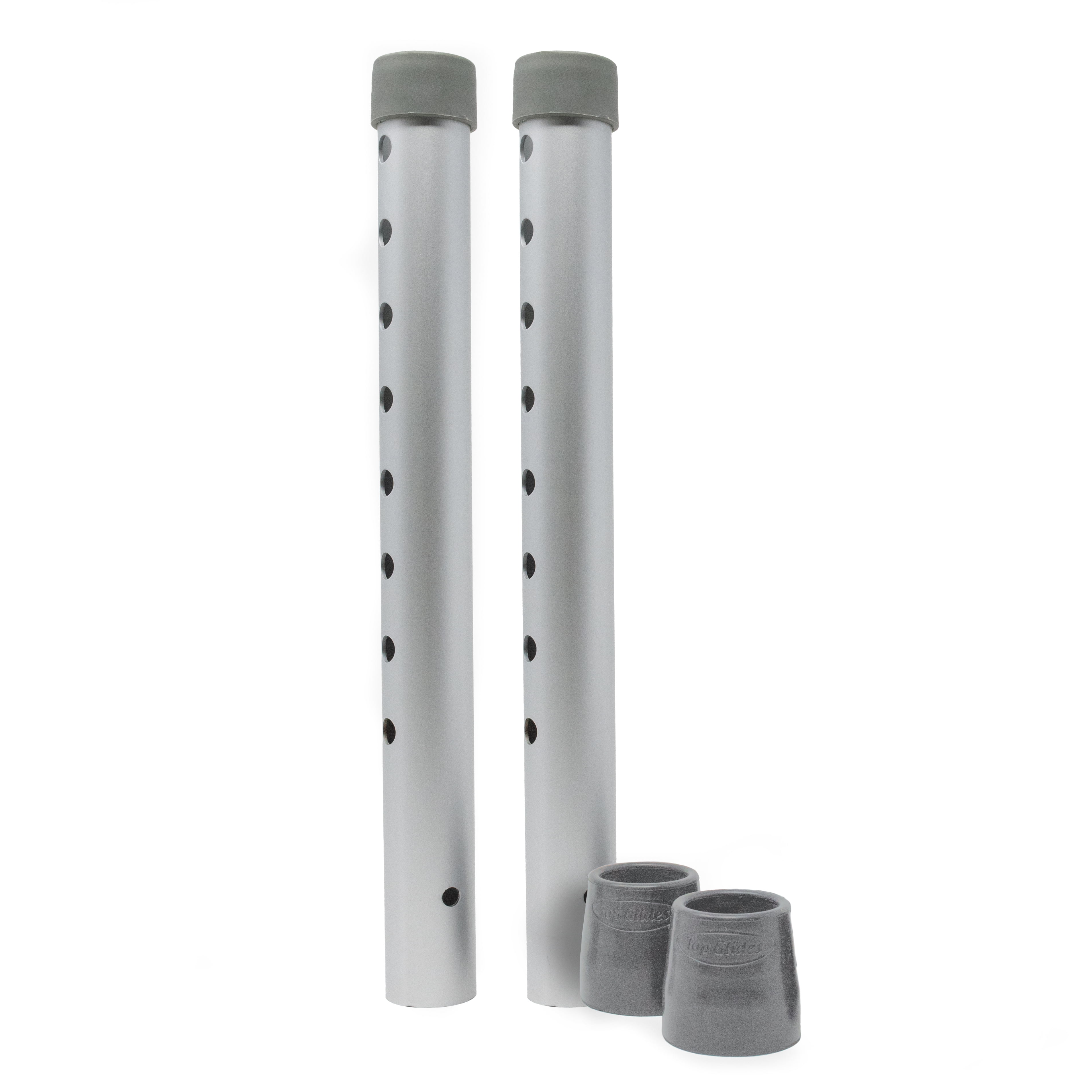 p Glides Universal Walker Replacement Legs with Steel-Reinforced Rubber ...