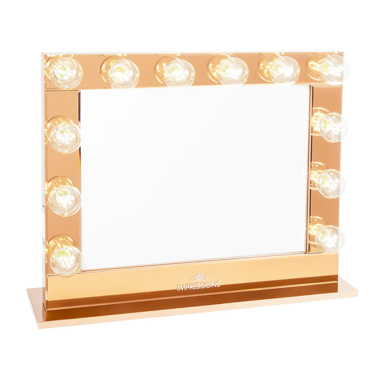 Impressions Vanity Hollywood Reflection Plus Vanity Makeup Mirror with ...