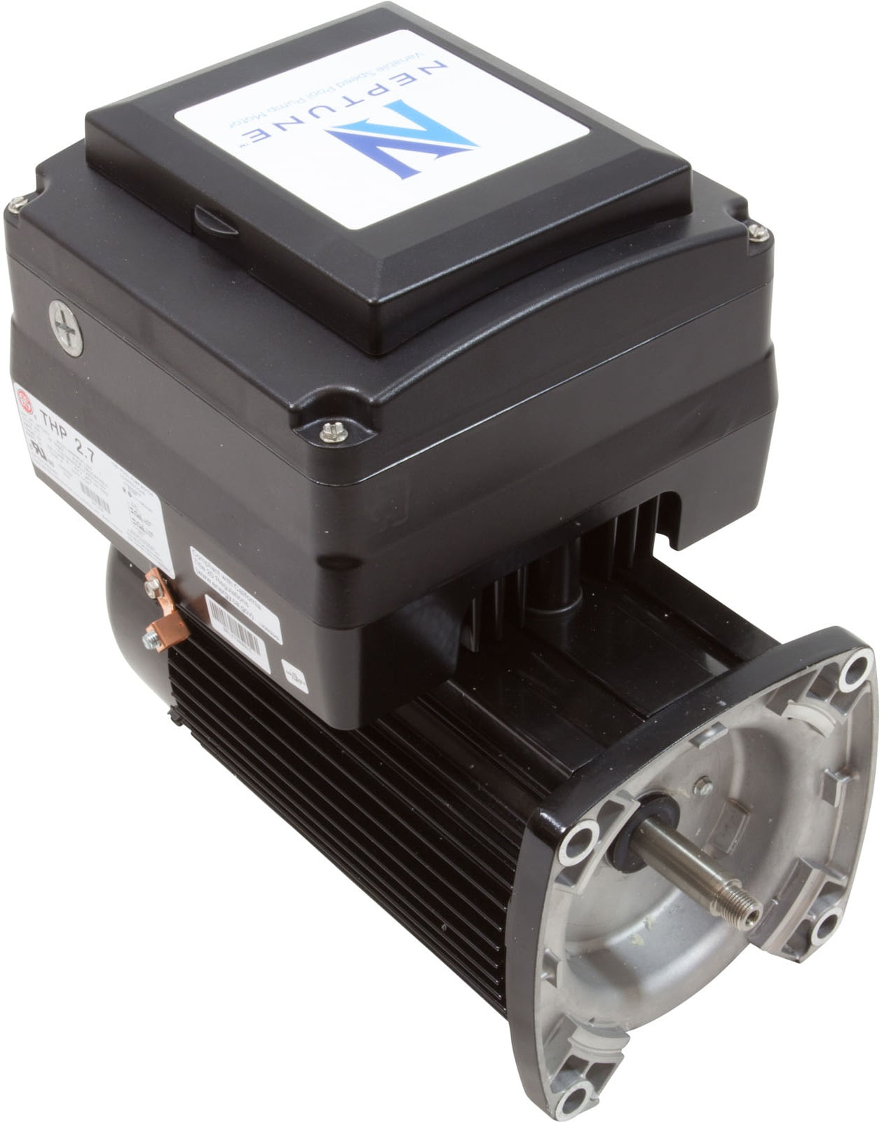 Nidec Motor NPTQ270 2.7 THP 230V Neptune SQFL Variable Speed 48Y Frame ...