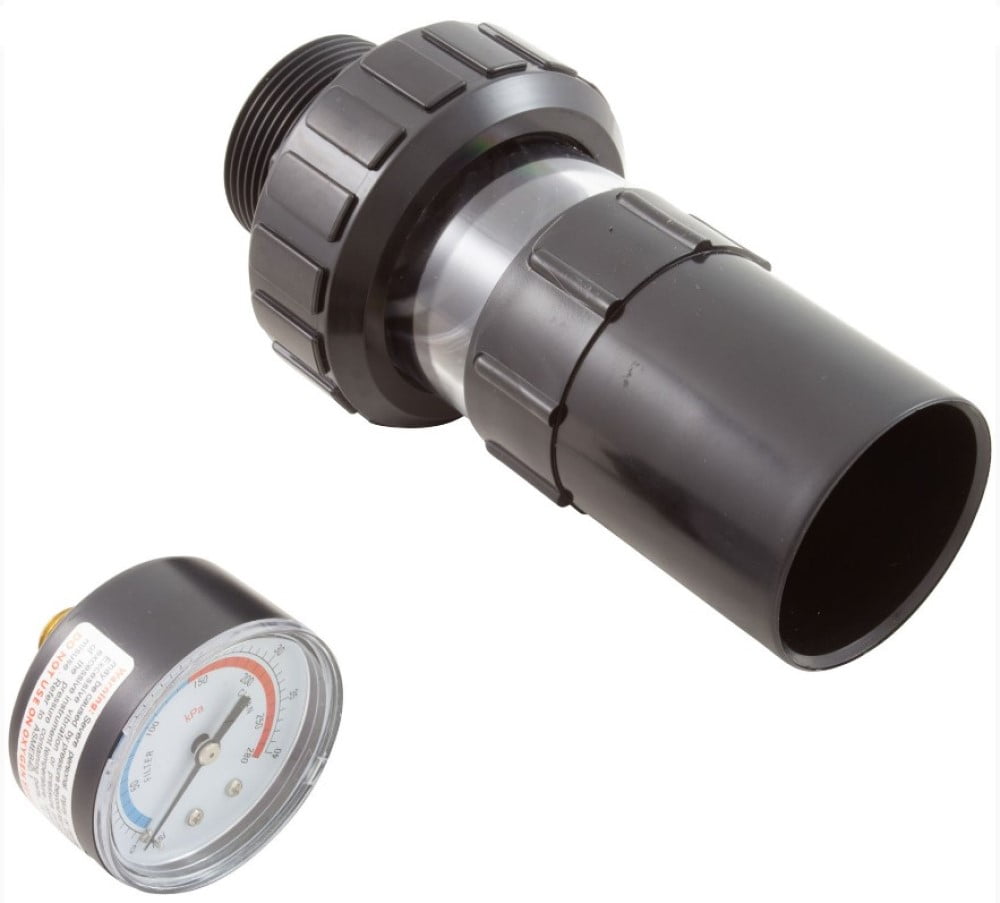 Raypak 018253F Union Kit with Sight Glass & Press Switch for Protege ...