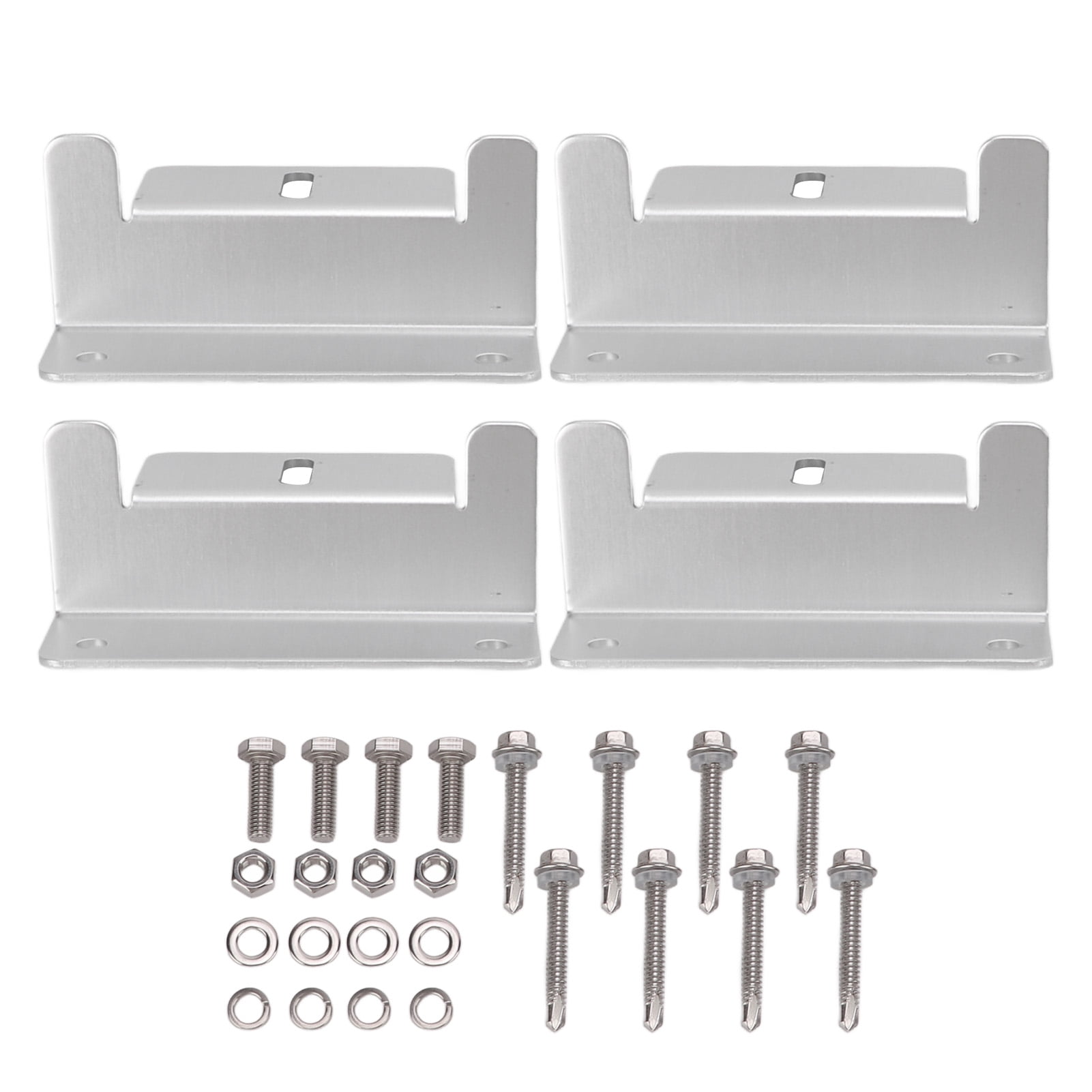 Solar PV Panel Bracket, Silver High Strength Solar Panel Mounting ...