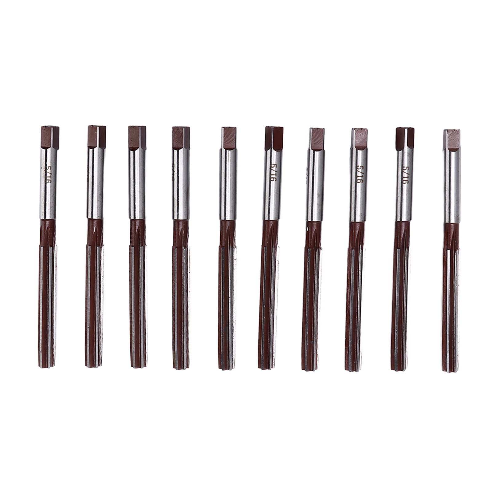 10Pcs Hand Milling Cutter Tool 9SiCr US Standard Hand Reamer For ...