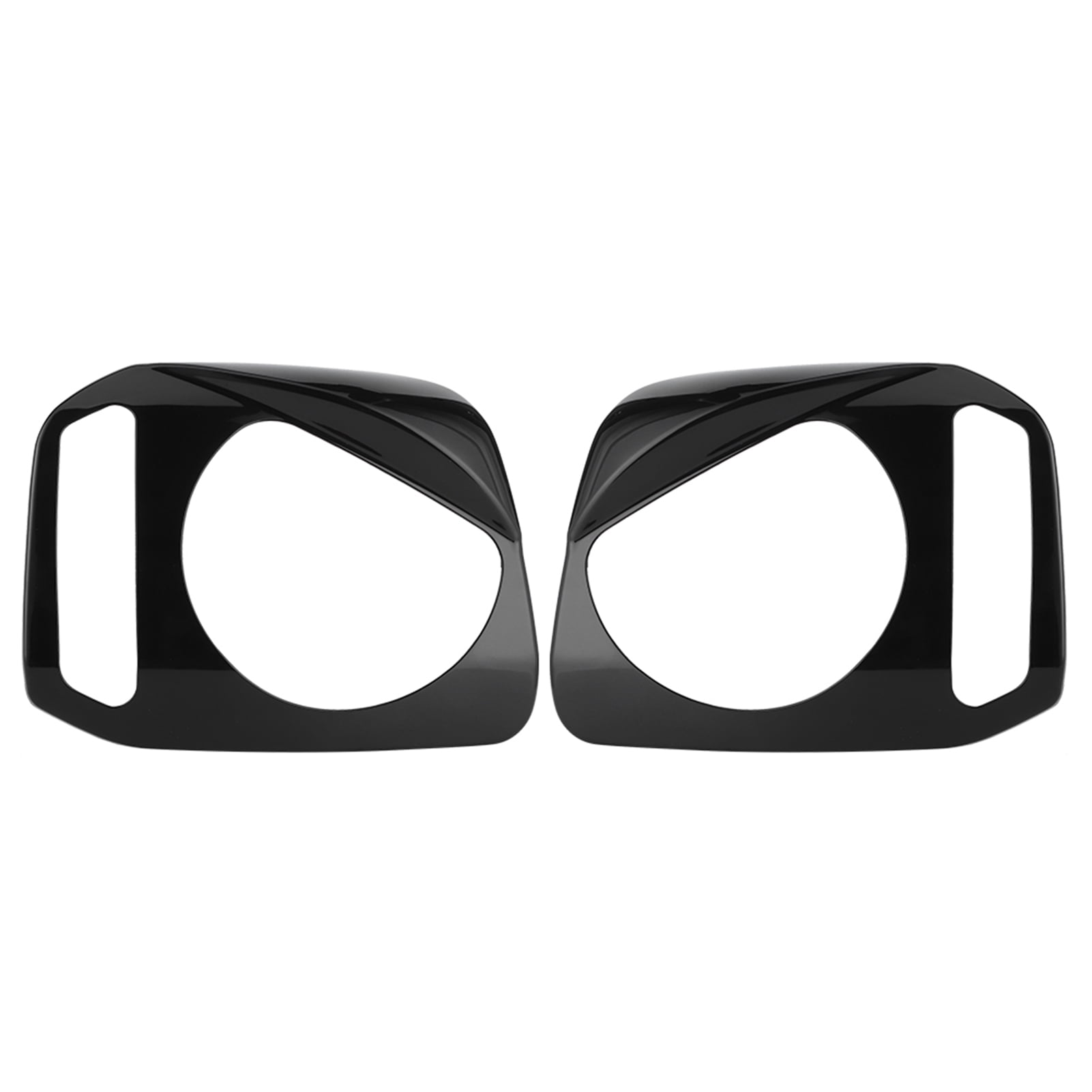 2Pcs Car Front Headlight Cover Headlamp Trim Decor Fit For Jimny 2007 ...
