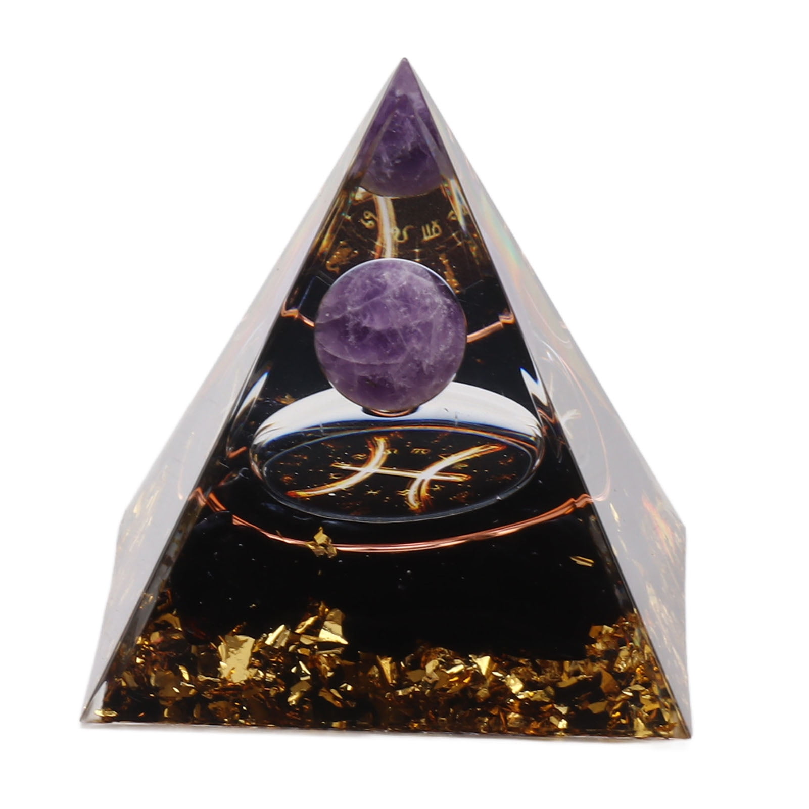 5cm Orgonite Pyramid For Positive Energy Healing Crystal Pyramid ...