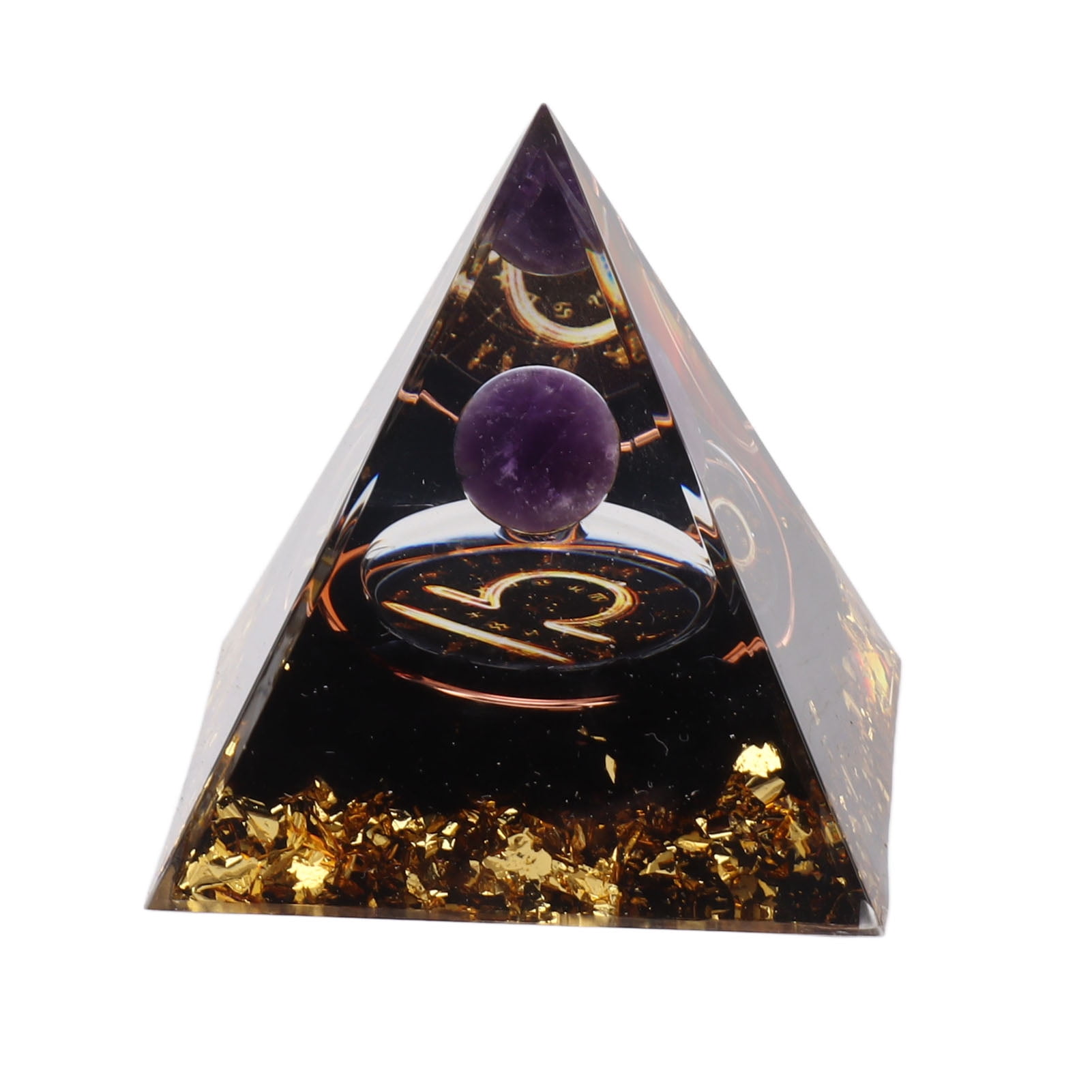 5cm Orgonite Pyramid For Positive Energy Healing Crystal Pyramid ...