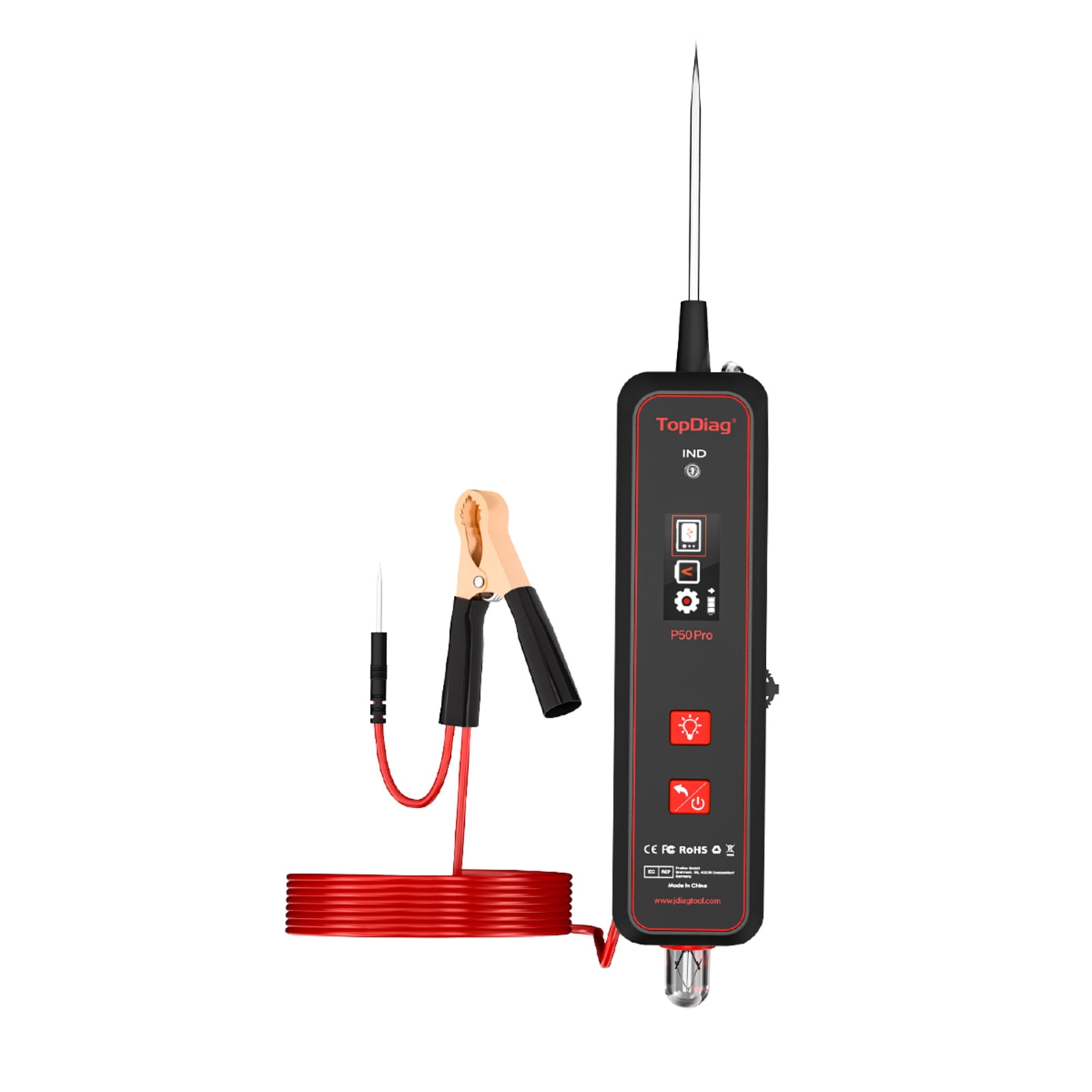 p50pro Automotive Circuit Tester Tester Oscilloscope LED Light Tester ...