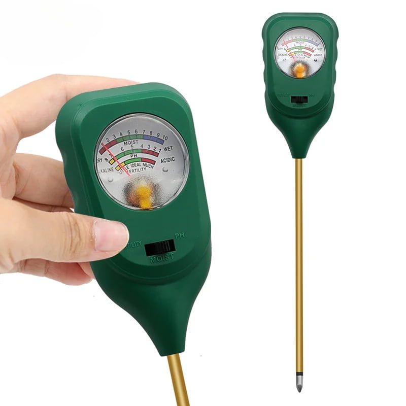 pH, Acidity, Alkalinity Tester Soil Three-in-one Detection Pointer Type ...