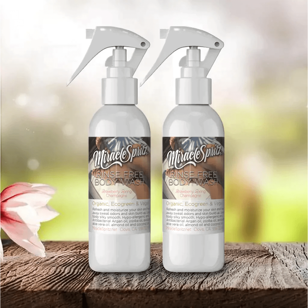 pH Balanced Body Spray and Hair Wash for Odor-Free, Sweat Removal, and ...