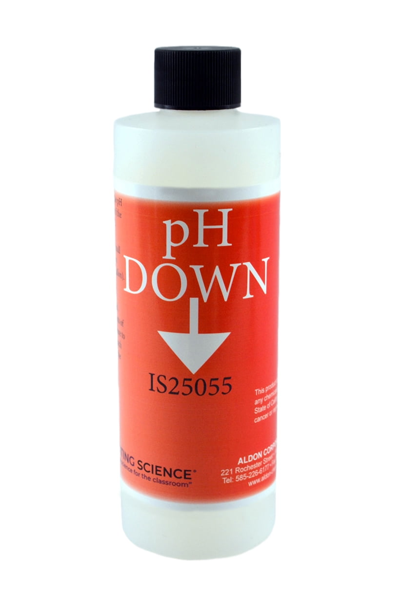 pH Down Solution, 250mL - Lowers pH Levels for Hydroponics - The ...