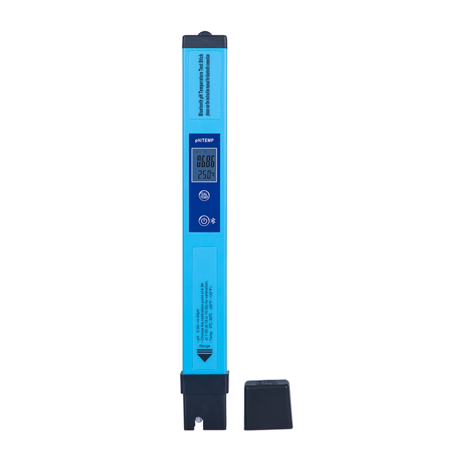 pH Meter Digital 2 in 1 PH Temp Meter Backlight pH Water Tester with 0 ...