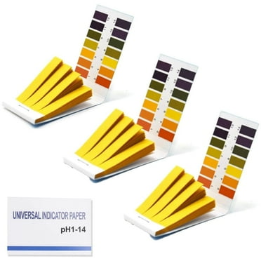 Uxcell 3.8-5.4 Indicator 80 in 1 Testing Alkaline Acid PH Test Strip 5 ...