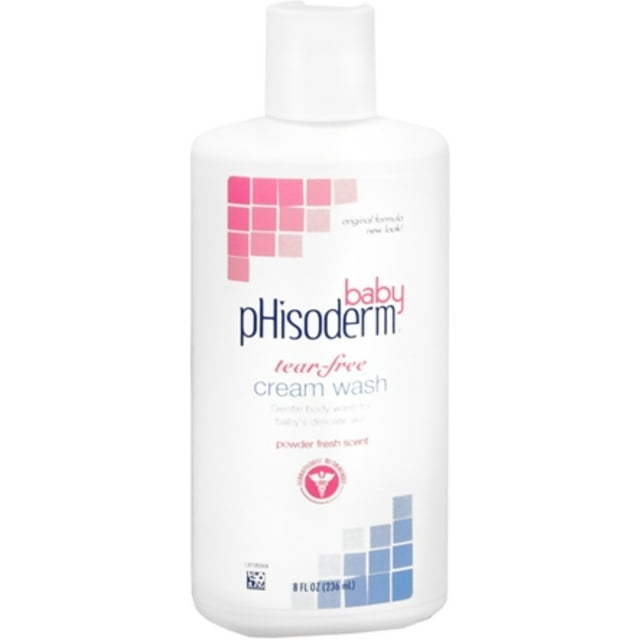 pHisoderm Baby Tear-Free Cream Wash 8 oz (Pack of 6) - Walmart.com