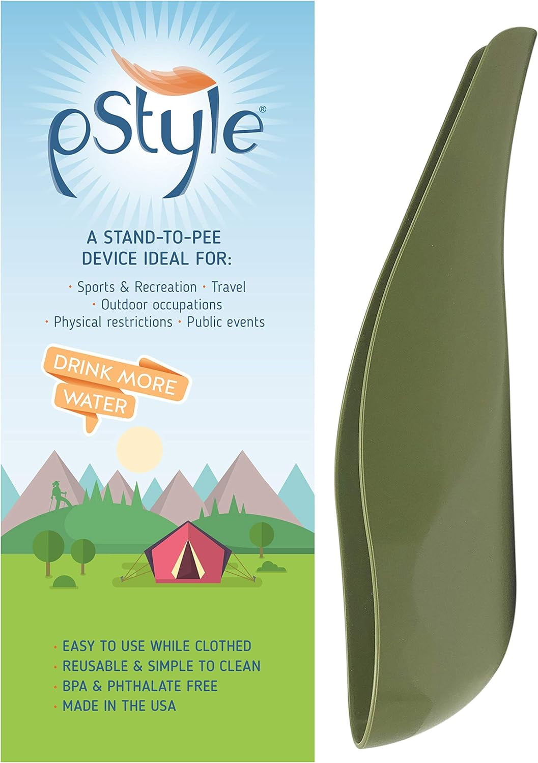 pStyle Stand to Pee Device, Reusable, For Women, Trans Men, Non-Binary ...