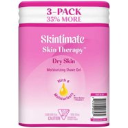 Skintimate Shave Gel Skin Therapy Dry Skin Vitamin-E 7 Ounce (207ml) (6 ...