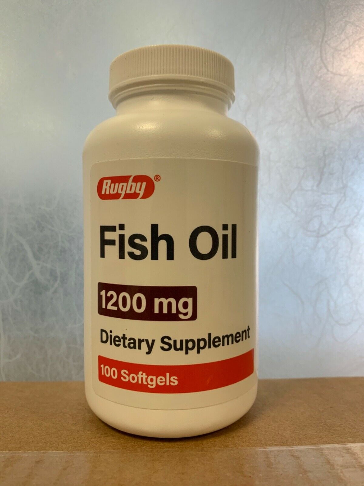 (pack of 5) Rugby Fish Oil 1200 mg dietary supplement 100/ bottle ...