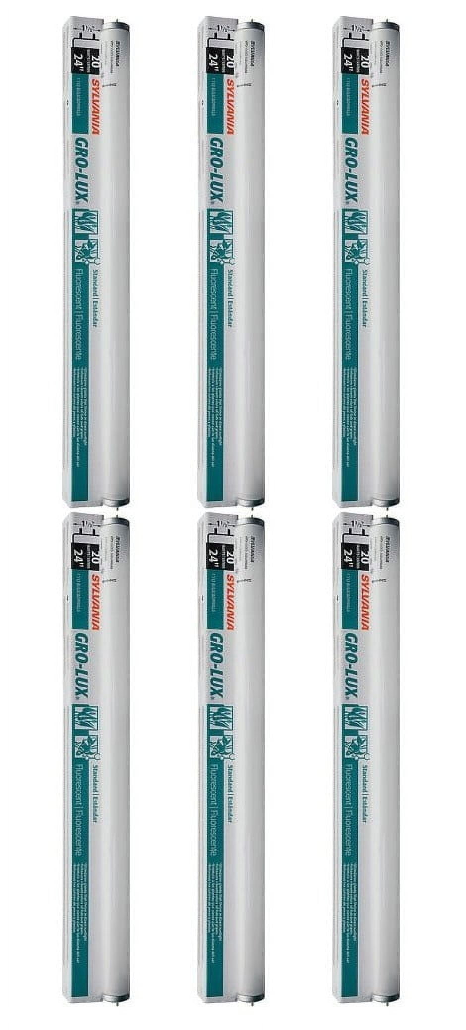 (pack of 6) Sylvania Lighting F20T12/LX/AQ/24" "Gro-lux" Aqua ...