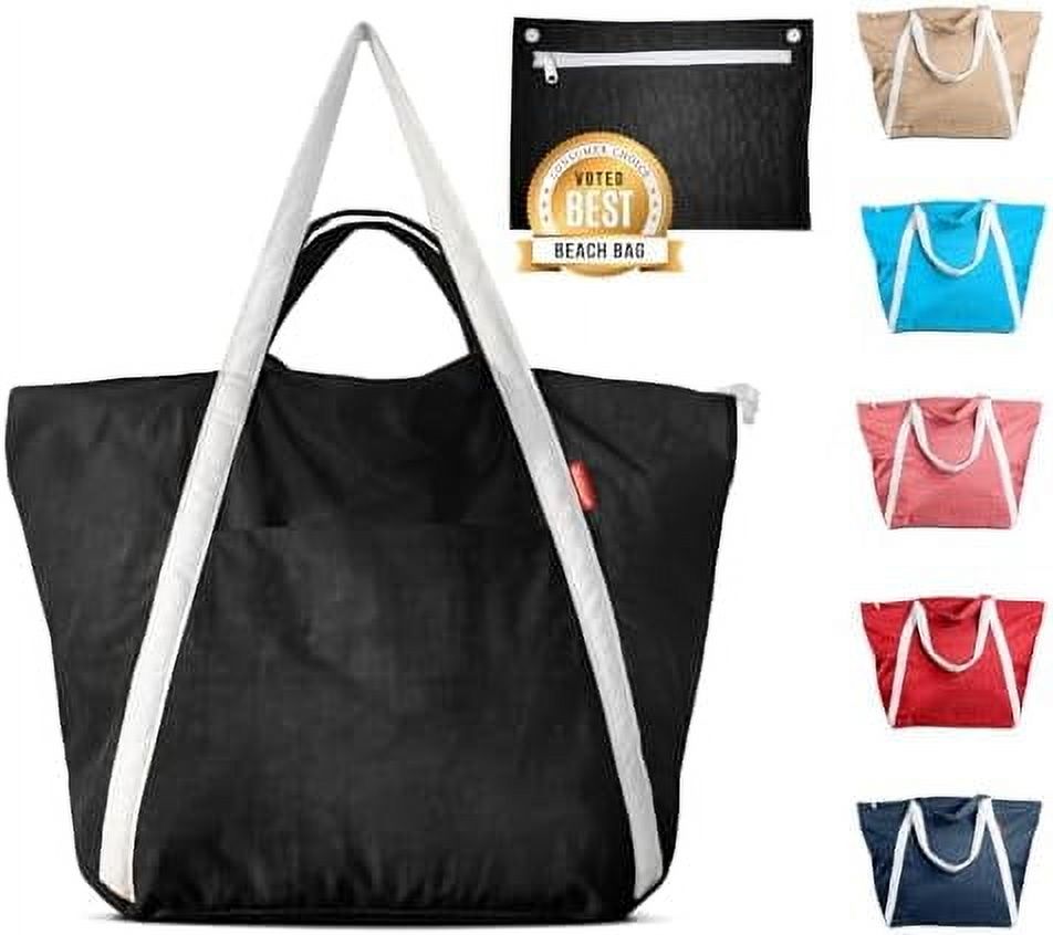 packable beach bag waterproof sandproof - lightweight & foldable travel ...