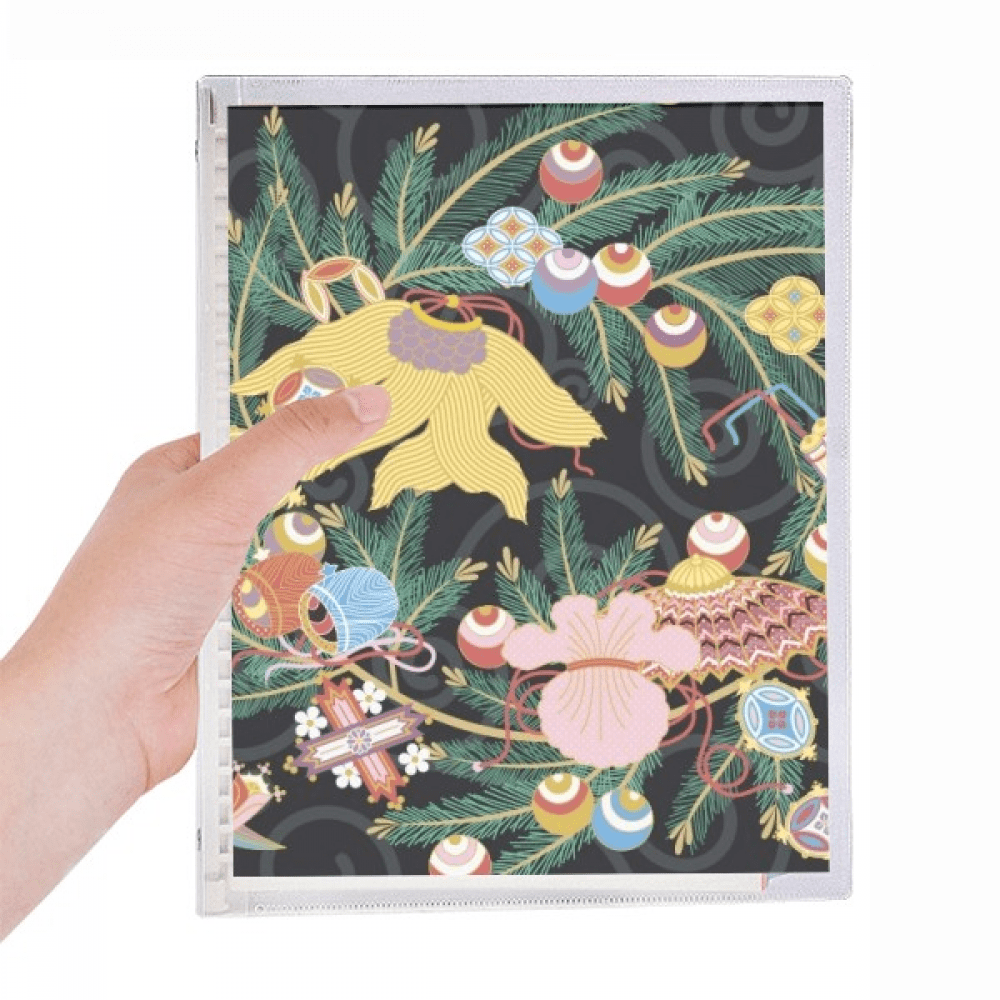 painting japanese culture flower notebook loose diary refillable ...