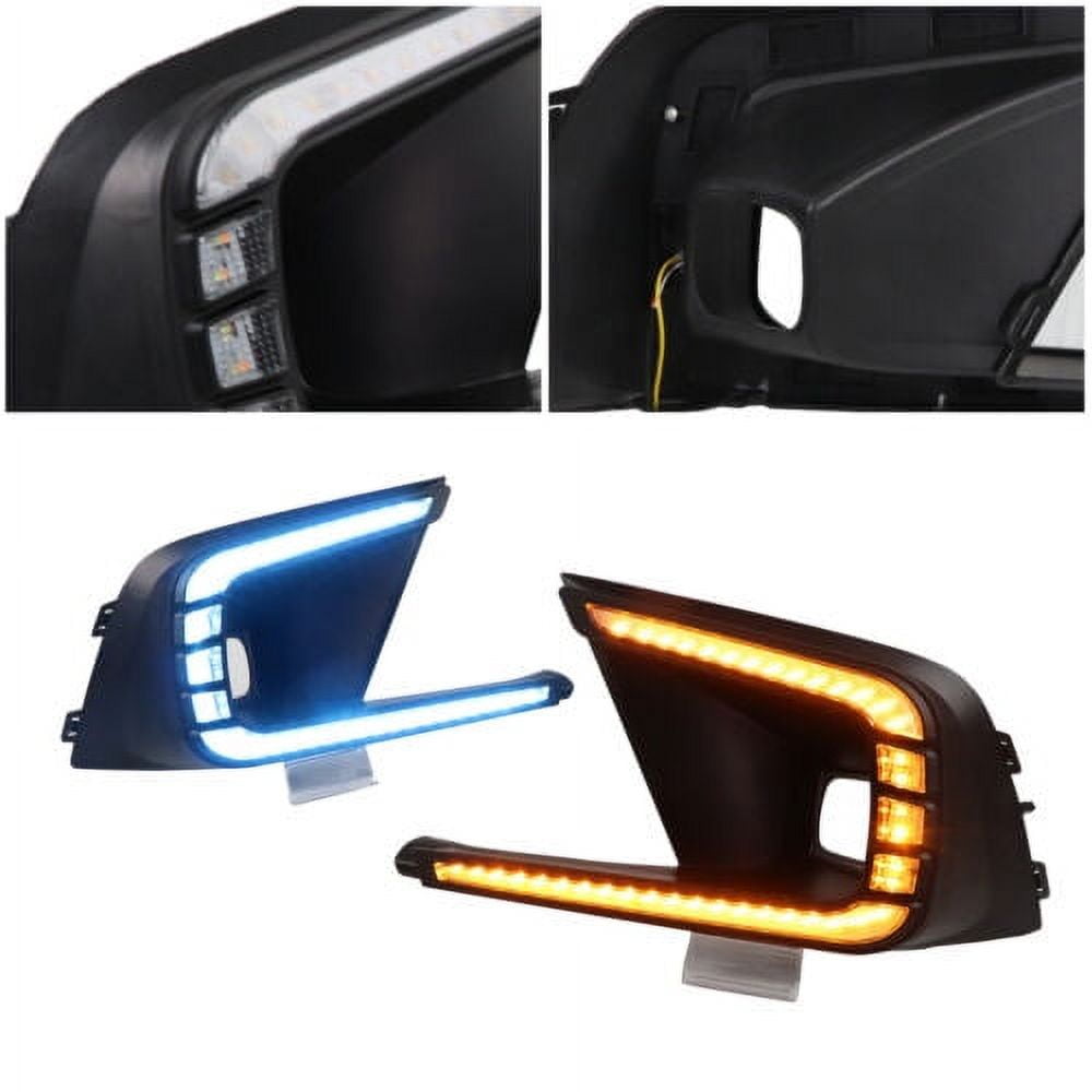1 Pair LED Daytime Running Light DRL Light Head Lamp For Honda Civic ...