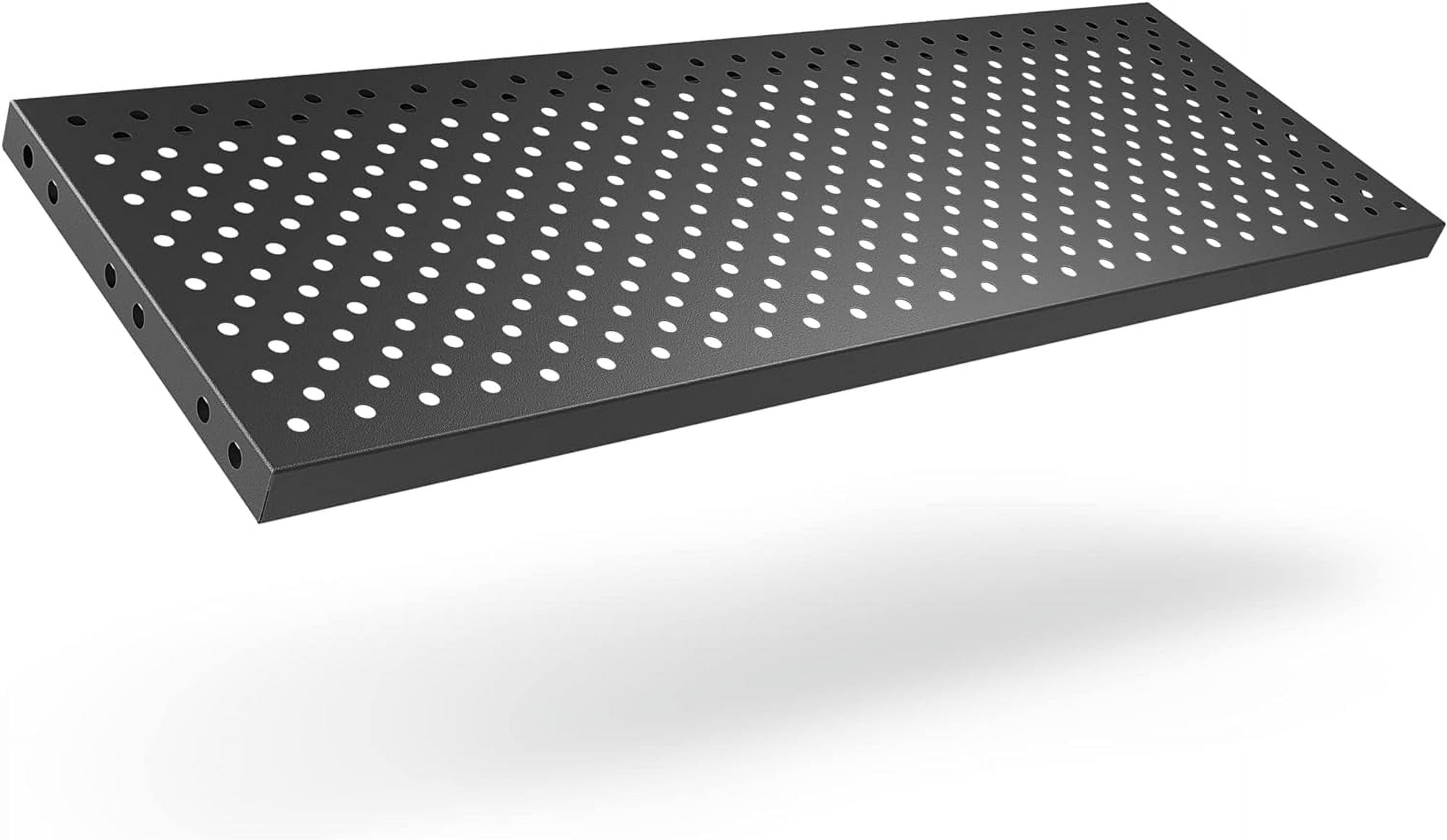 pamo Black Metal Shelfboards for Industrial Pipe Clothes Rail - Wall ...