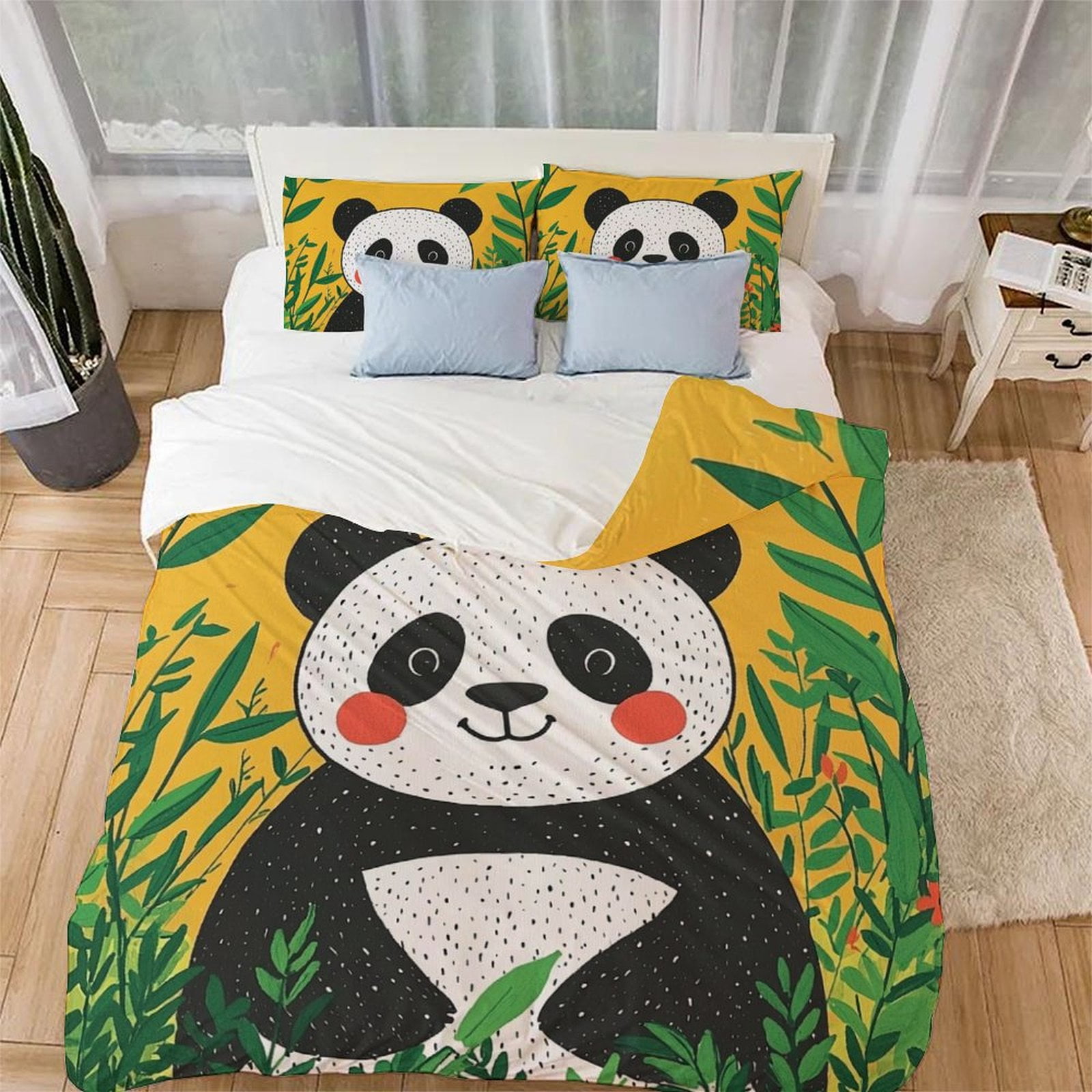 panda 3D Printed Bedding Set Quilt Cover Comforter Covers Duvet Cover ...
