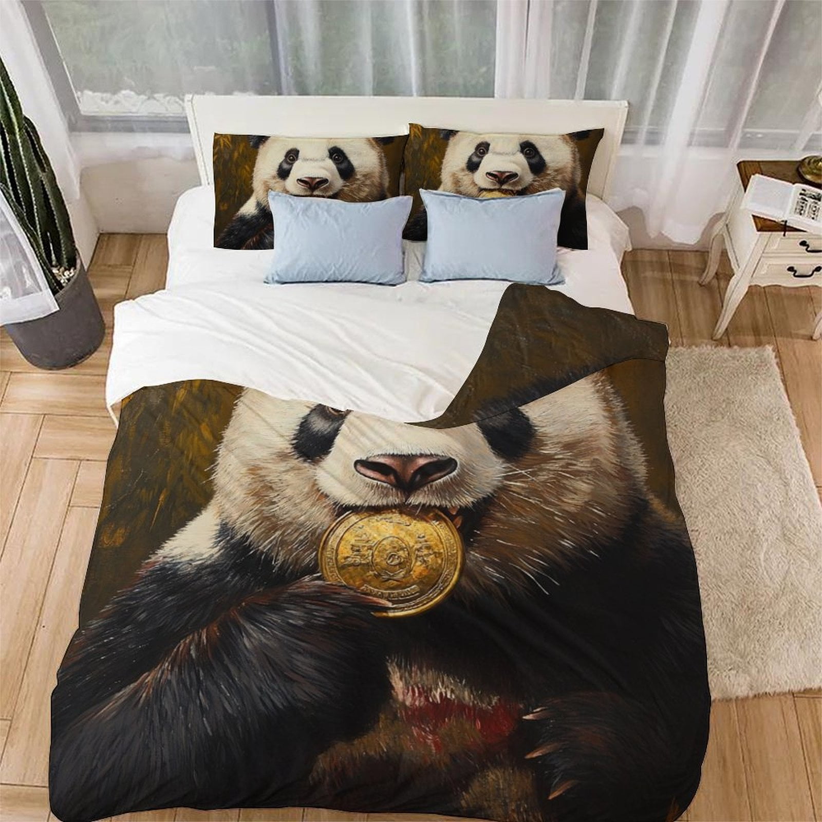 panda Bedding Set 3D Printed Comforter Covers Duvet Cover Quilt Cover ...
