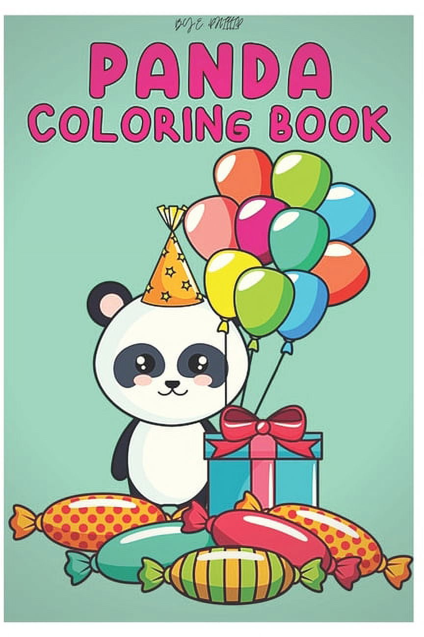 panda coloring book: Panda Coloring Book, adorable and cute designs for ...