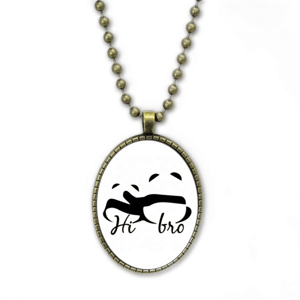 panda companion companion comfort necklace vintage chain bead pendant ...