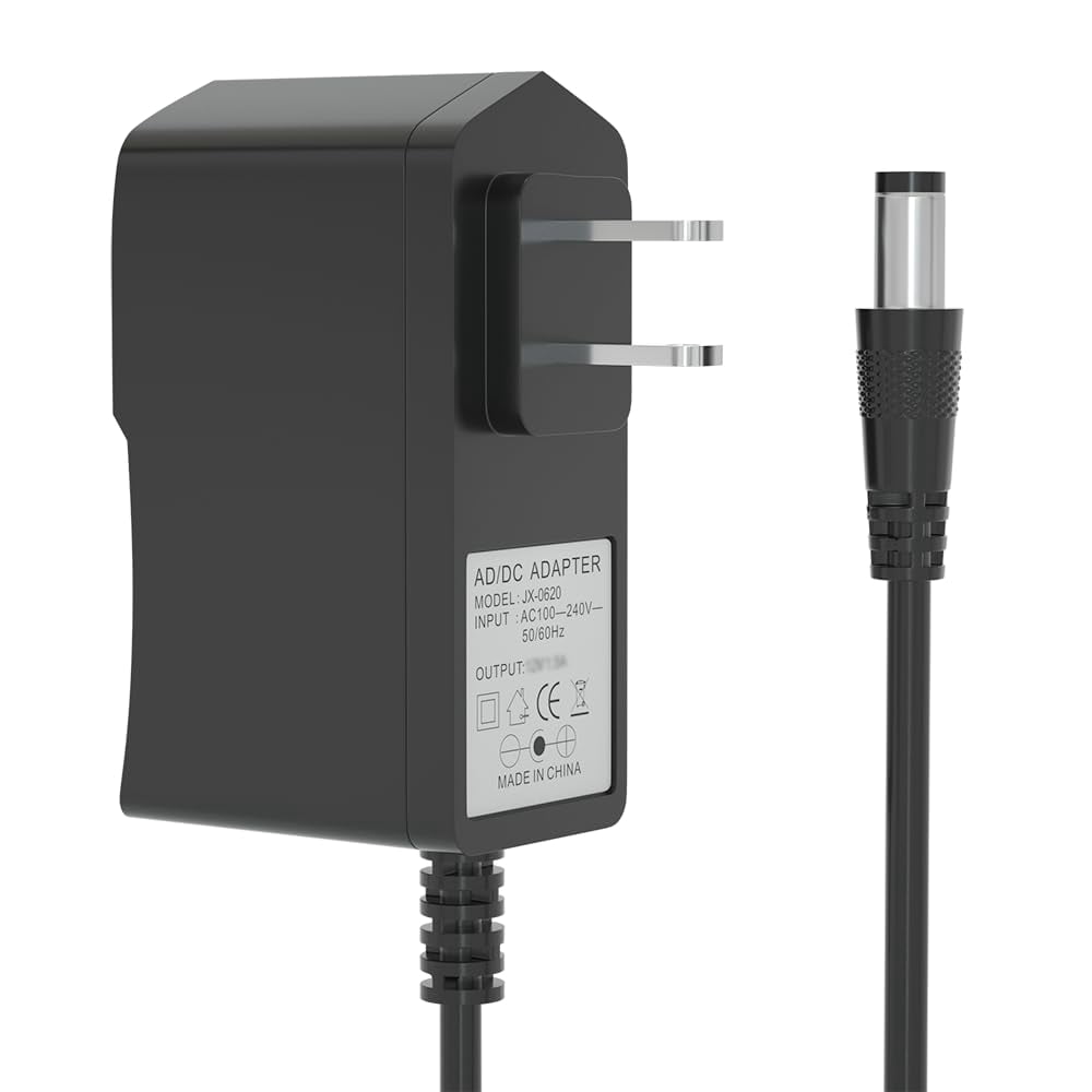 pannbo 12V 1.5A AC DC Power Supply Adapter, 100-240V to DC 12Volt 1 ...
