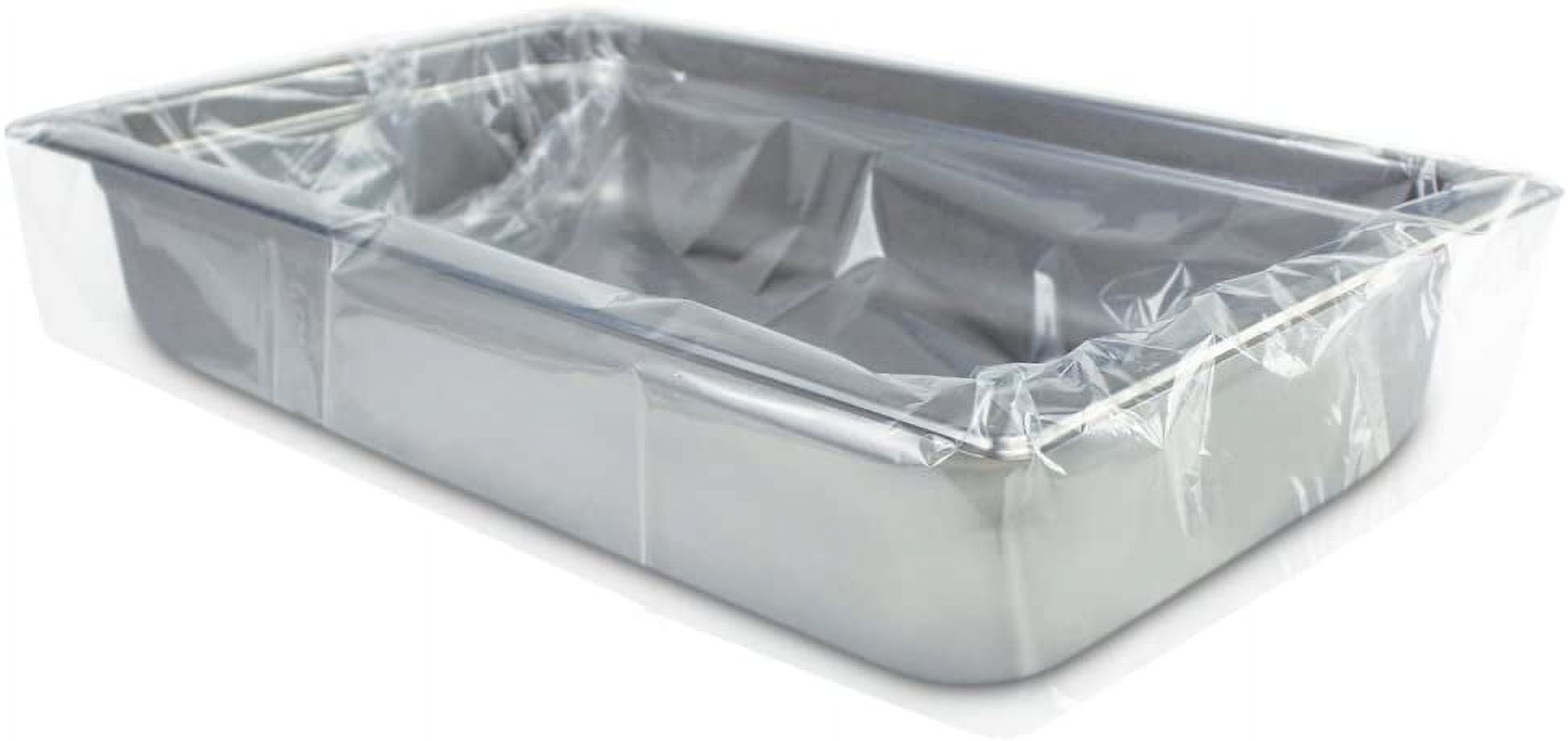 pansaver 42001 full shallow/medium pan liner, 34" x 12", clear ...