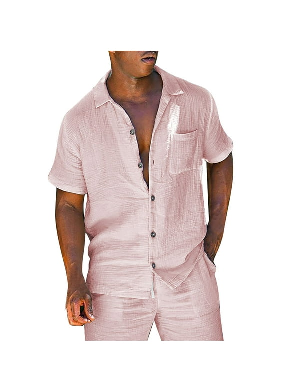 Mens Linen Sets