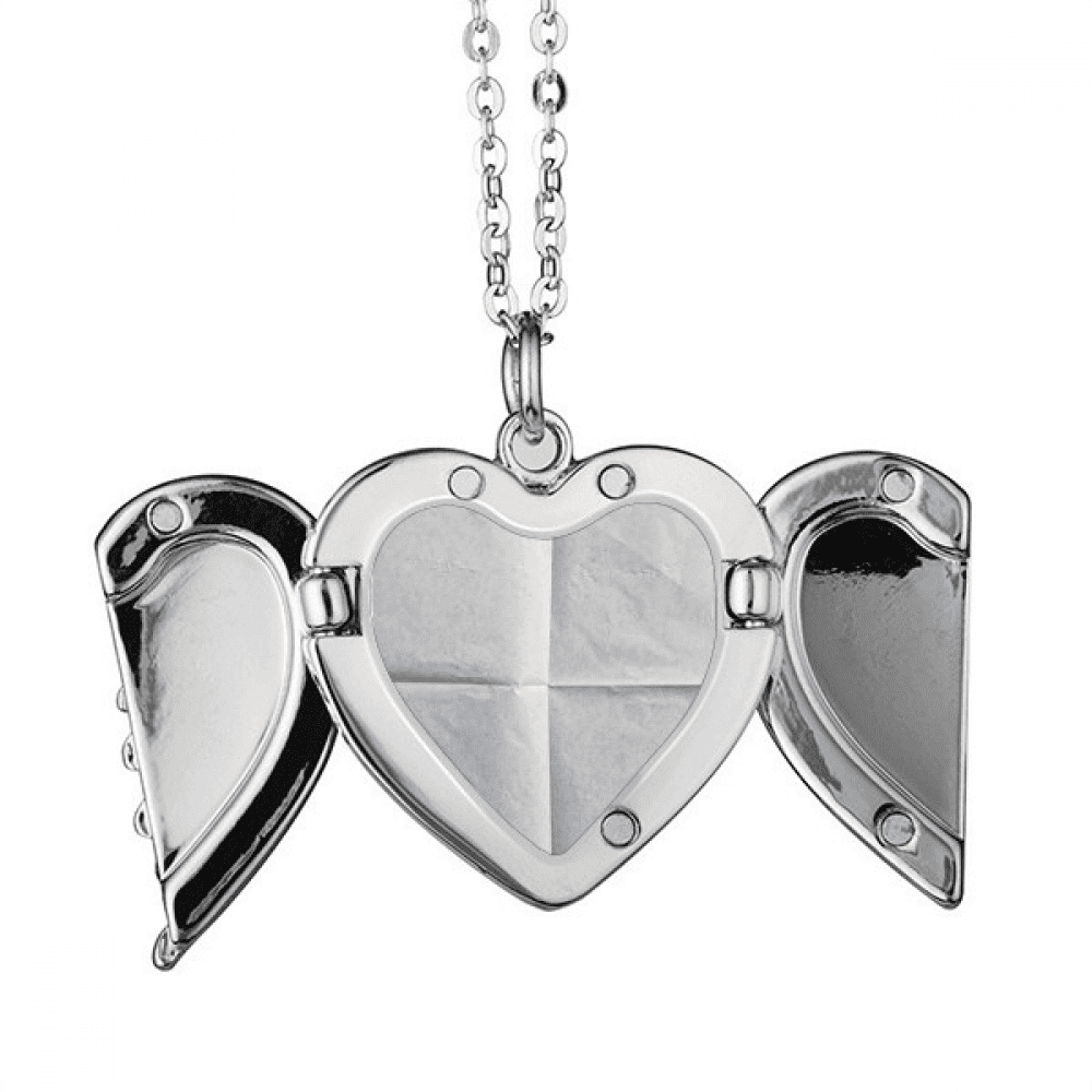 paper clean neat fold texture angel wings necklpendant fashion ...