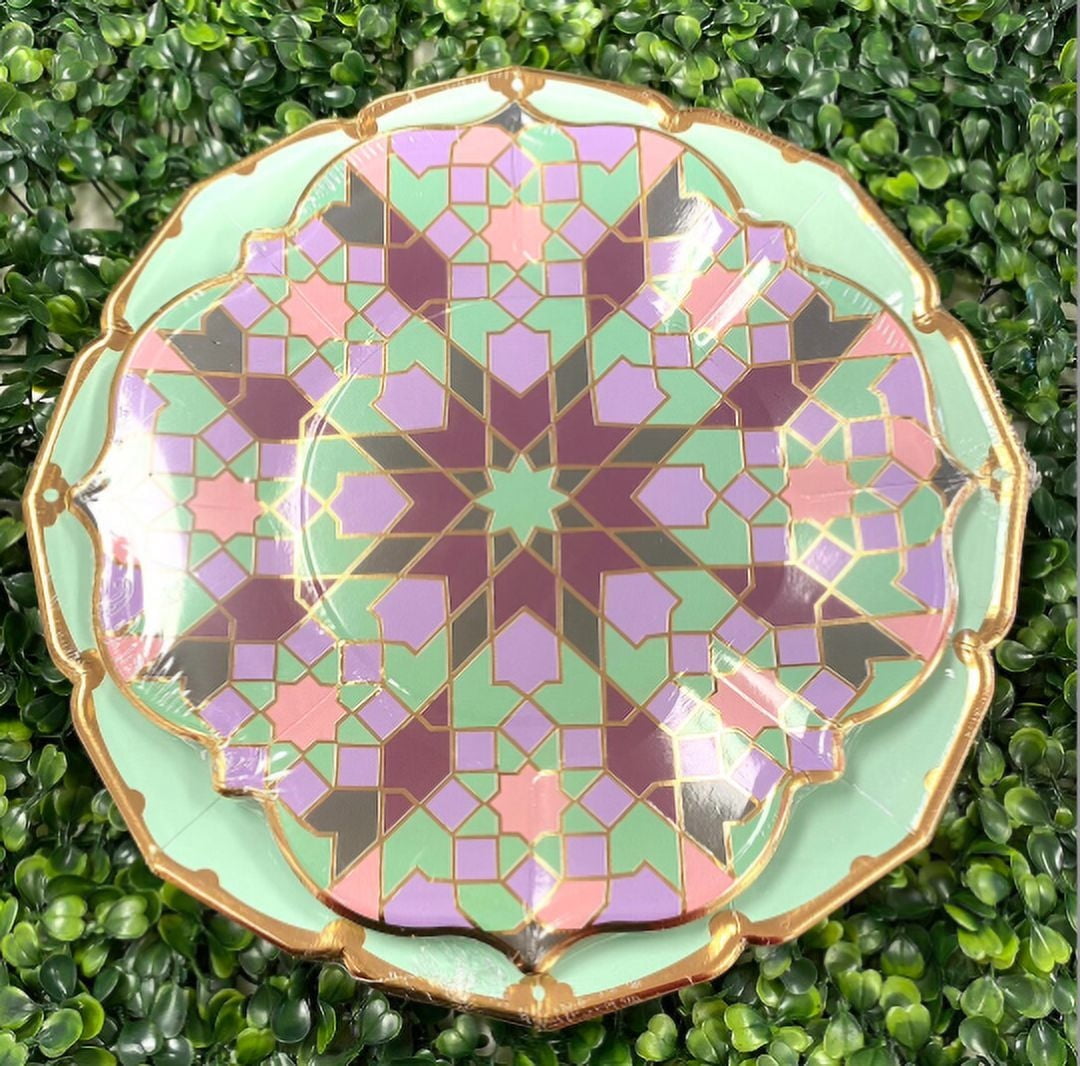 paper plates, bridal decoration party,Babyshower paper plates, bridal ...