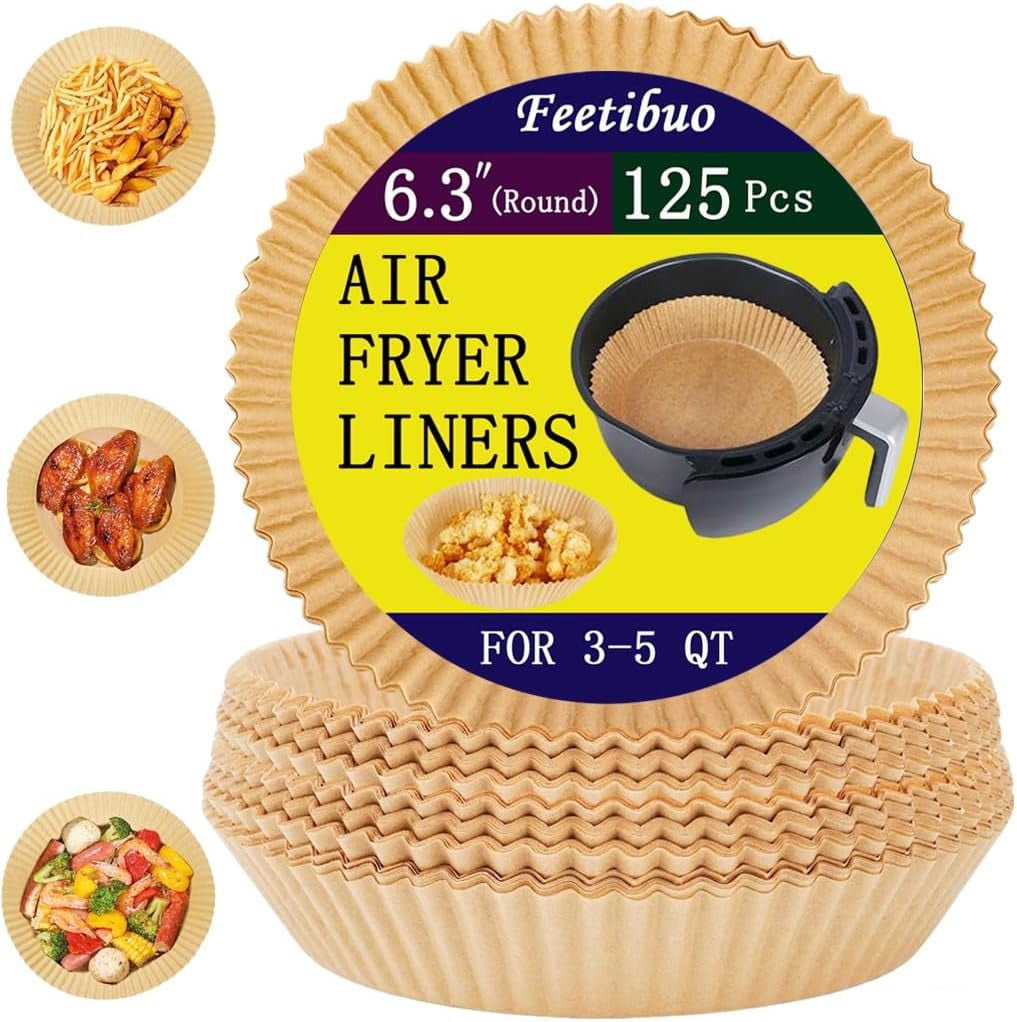 parchment paper for air fryer, 6.3inch round air fryer liners ...