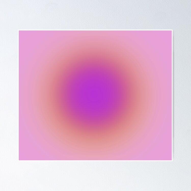 pastel aura illustration UNFRAMED Poster, 24x36 - Walmart.com