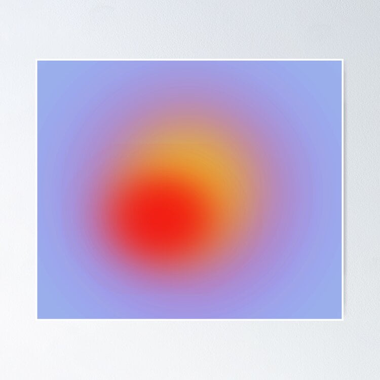 pastel aura illustration UNFRAMED Poster, 24x36 - Walmart.com