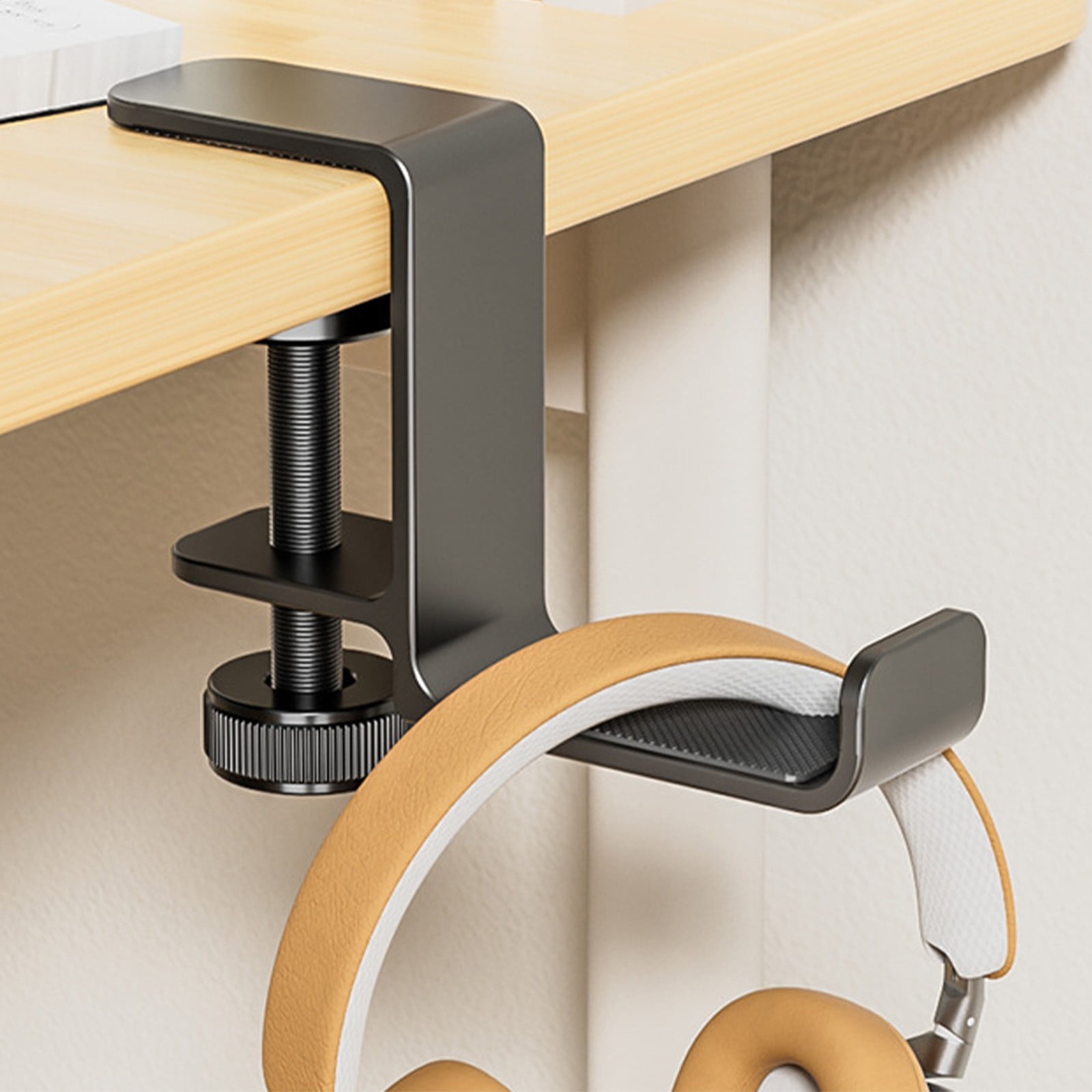 pathside Aluminum Headphone Stand Hanger, Under Desk Hanger, Portable ...