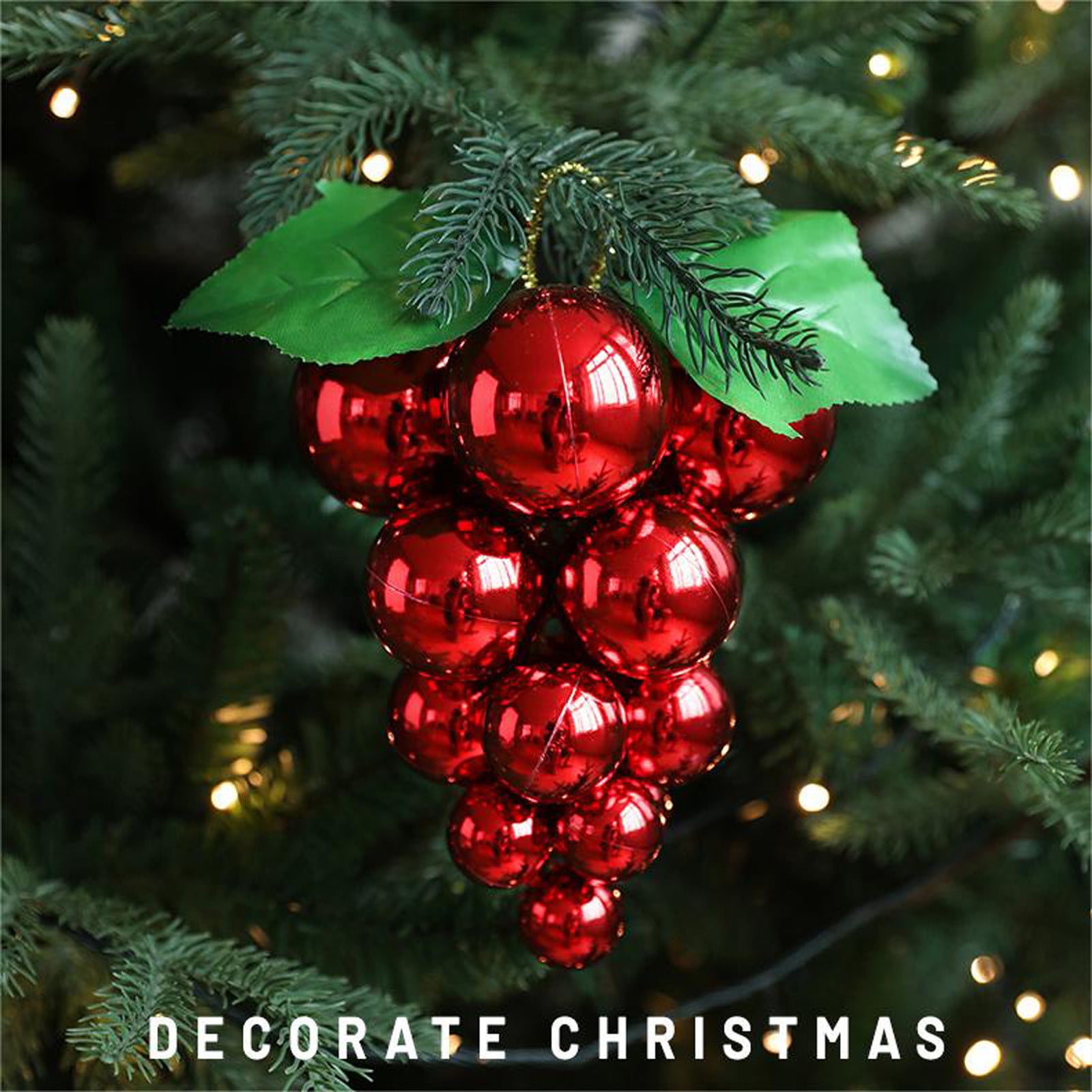 pathside Christmas Ball Simulation Grape String Ball Christmas Tree ...