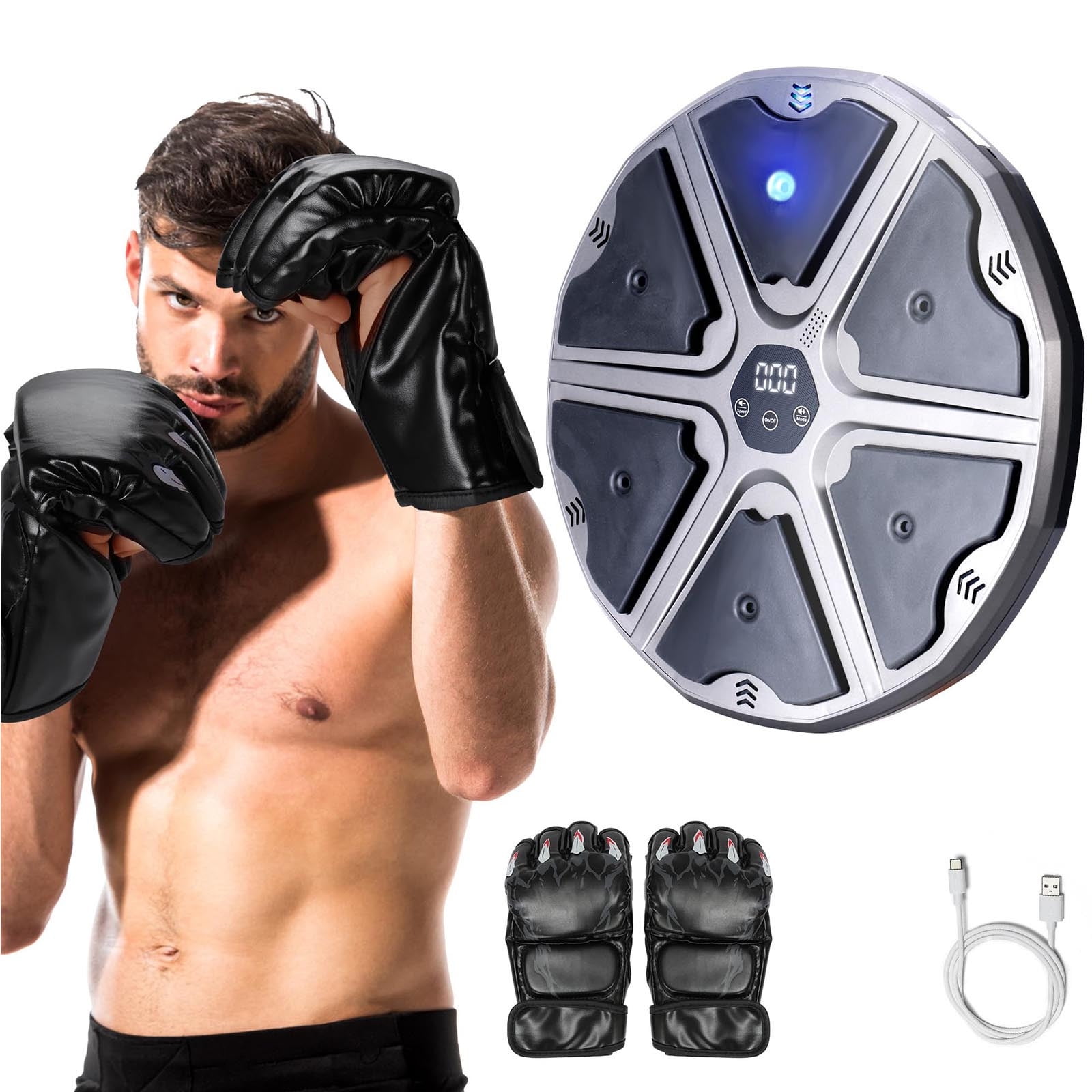 pathside Music Boxing Machine, Wall Mounted Bluetooth Trainer for ...