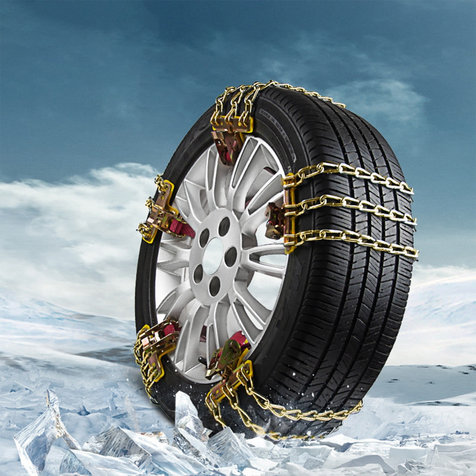 pathside Snow Chains Universal Car SUV, Upgraded Snow Chains, Emergency ...