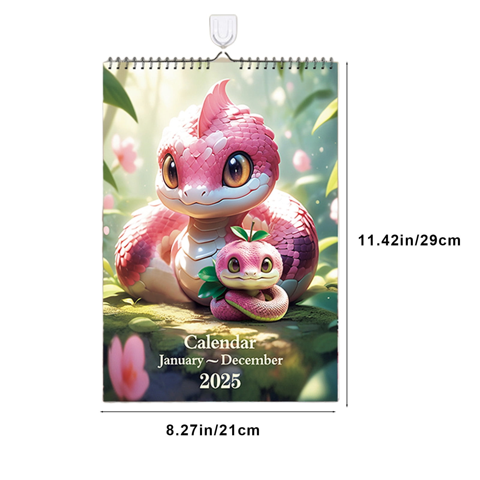 pathside Year Of The Snake Foreign Trade Wall Calendar English Calendar ...