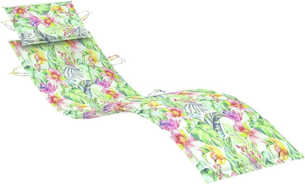 patio cushion, sun lounger chair cushion, lounge chaise cushion with ...