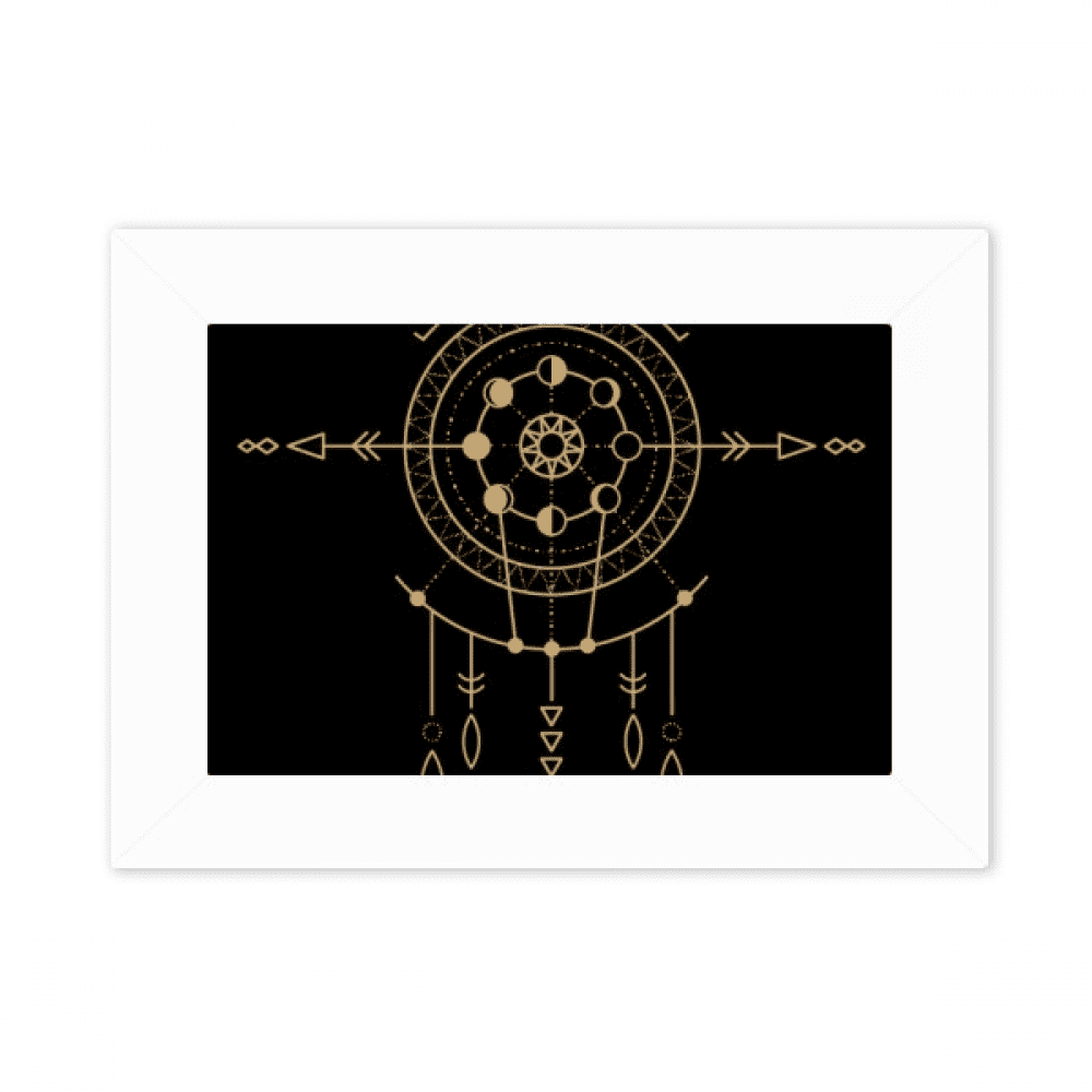 pattern totem geometry alien photo mount frame picture art painting ...