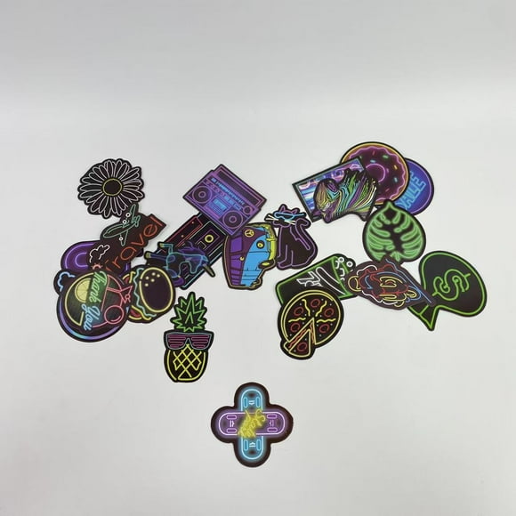 Neon Vinyl Stickers