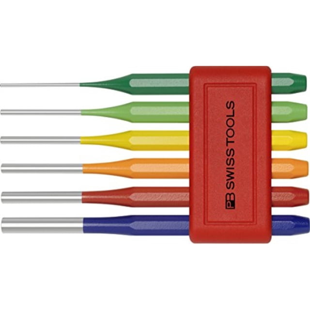pb swiss tools pb 755bl rb parallel pin punch rainbow set - Walmart.com