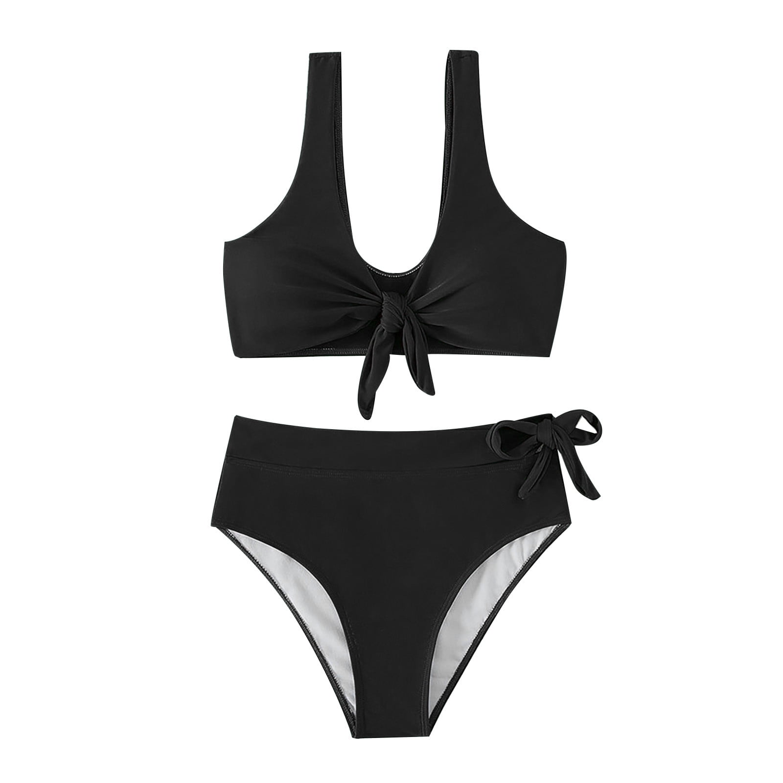 Pbnbp Bathing Suits For Women Womens Solid Color Sexy V Neck Flash Tight One Piece Swimsuit