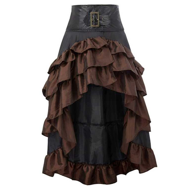 plus size steampunk skirts
