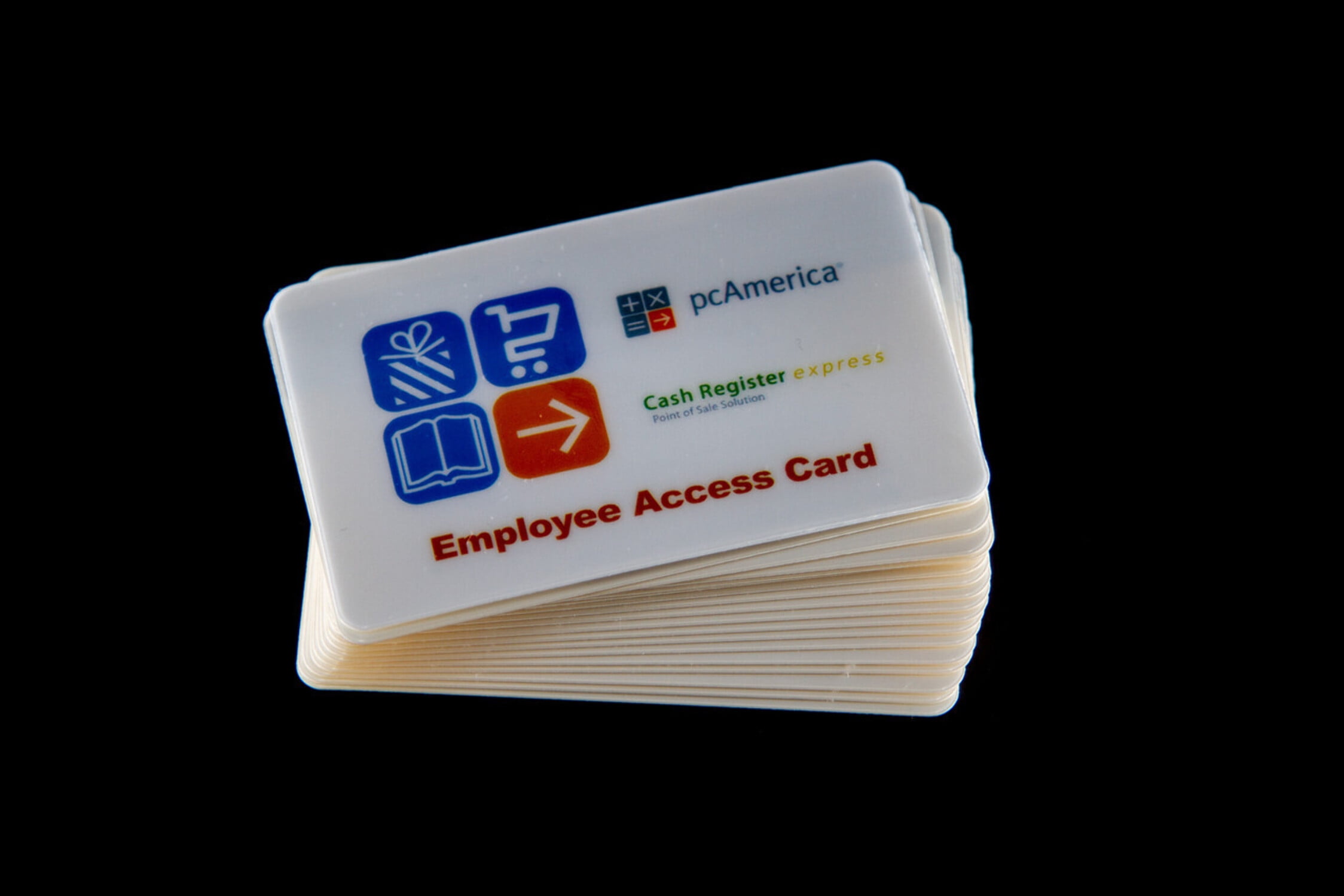 pcAmerica 50 Pack Magnetic Swipe Employee Access Cards - High Quality ...