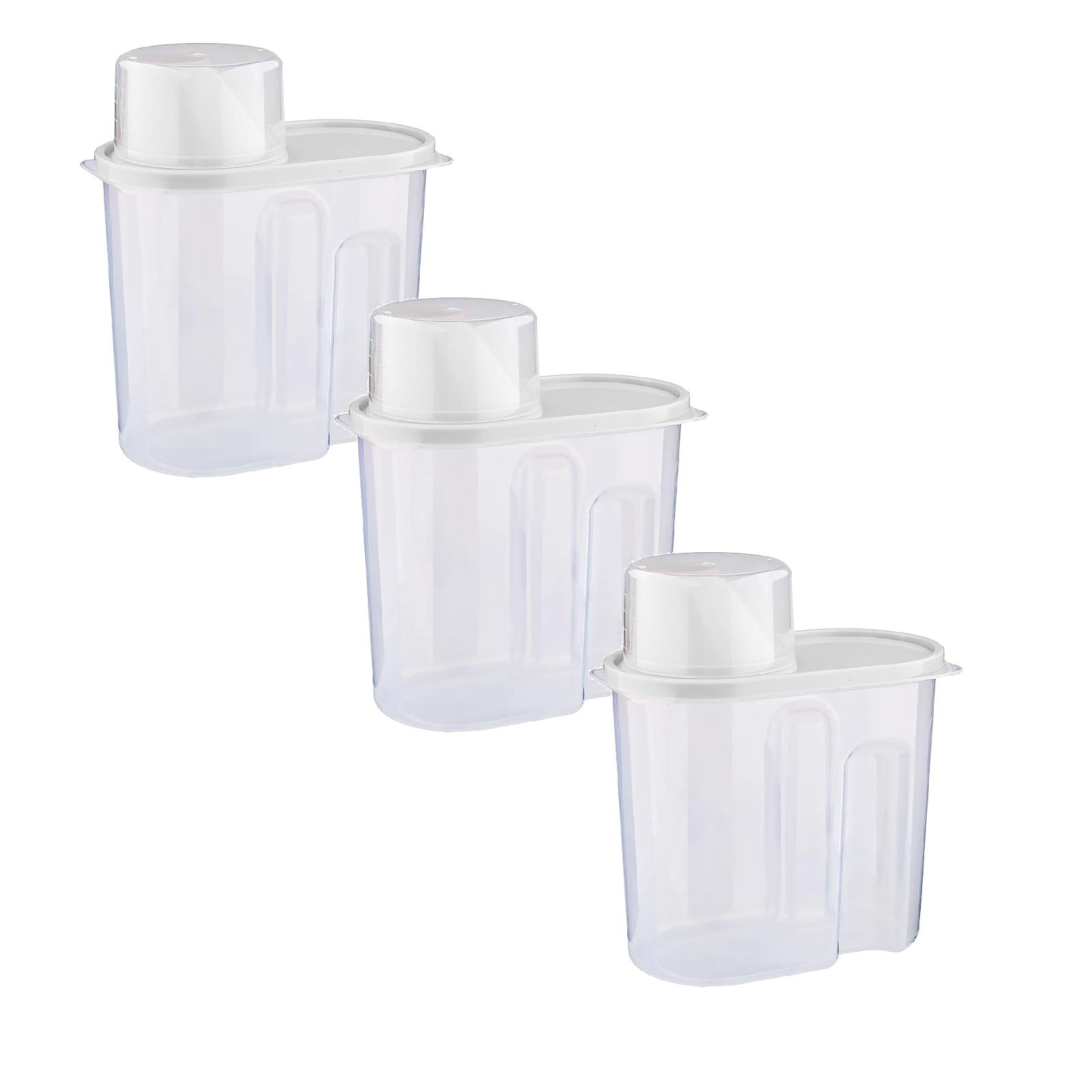 pdqouc 1.9L 3 PCS Kitchen Multi Grain Storage Tank Food Dry Goods ...