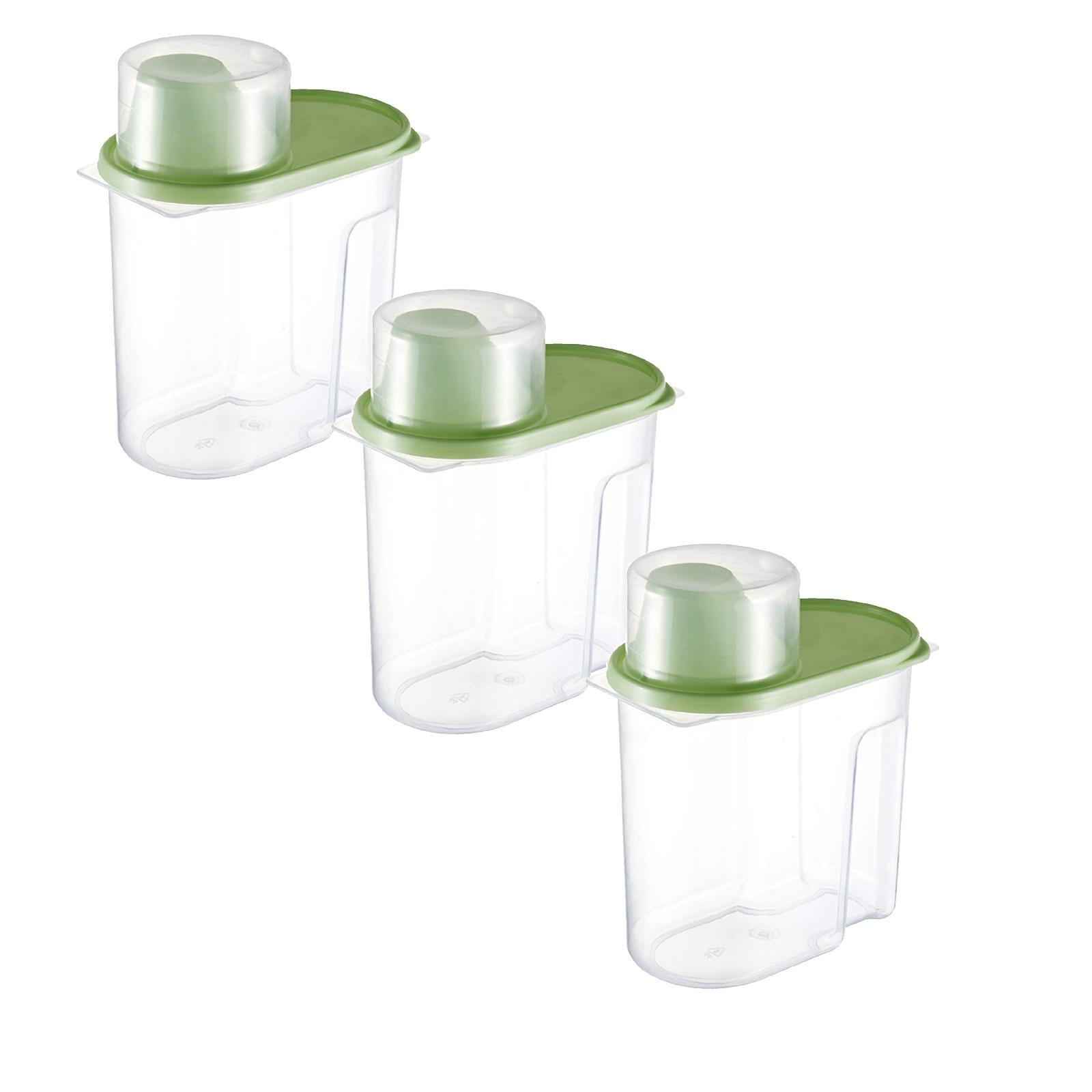 pdqouc 1.9L 3 PCS Kitchen Multi Grain Storage Tank Food Dry Goods ...